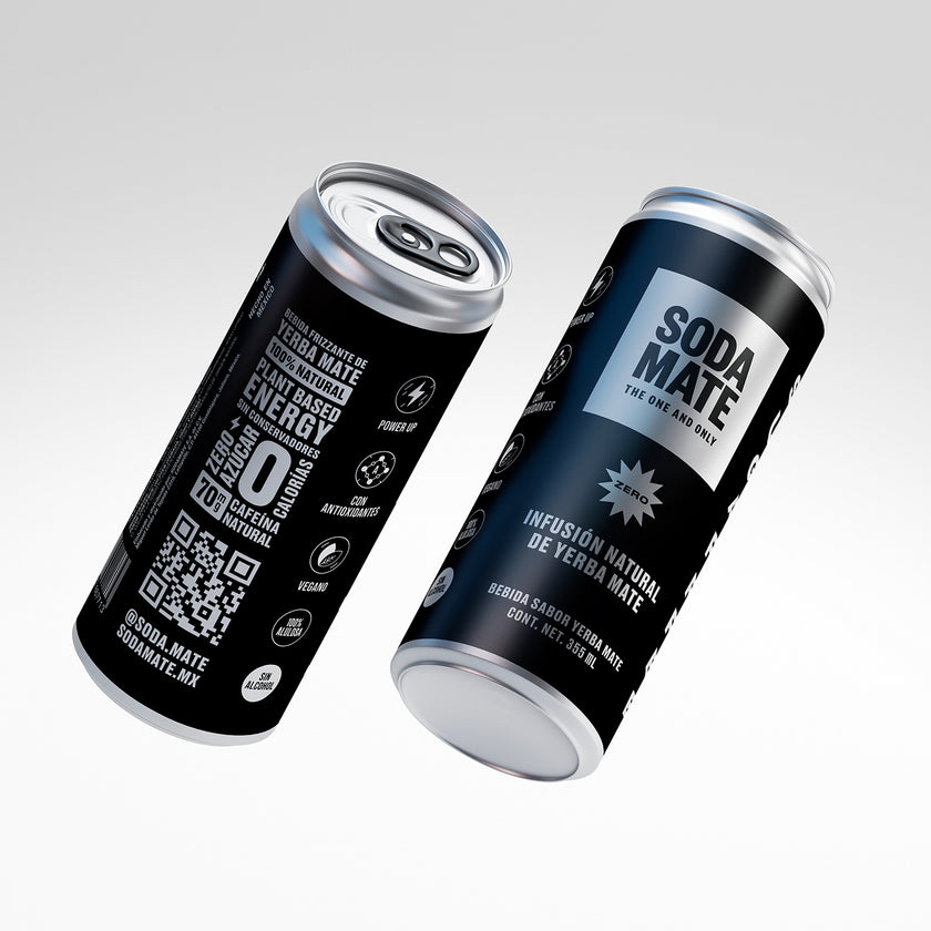 SODA MATE® Bebida Energética Sabor Yerba Mate – Soda Mate