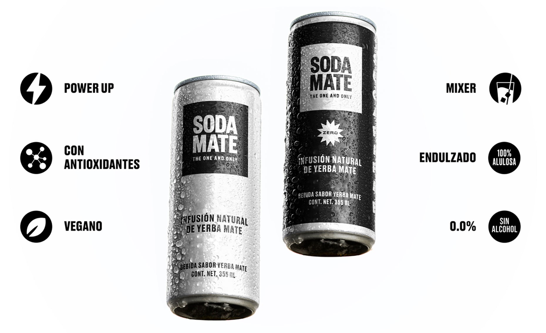 SODA MATE® Bebida Energética Sabor Yerba Mate – Soda Mate